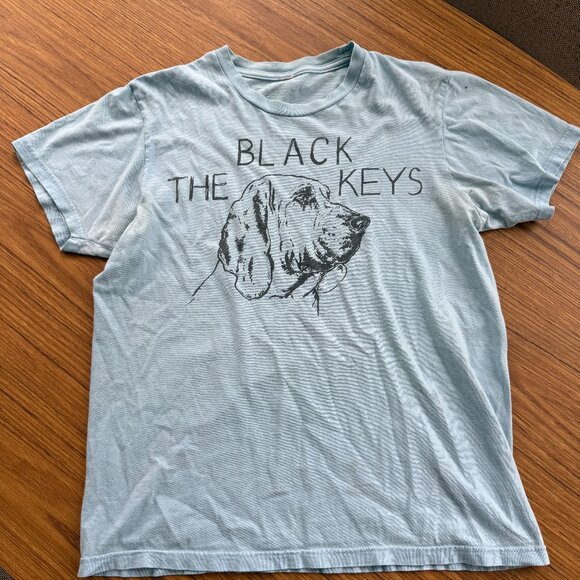 Shirts | The Black Keys Band Tee Hound Print Mens M No Tag Flawed ...